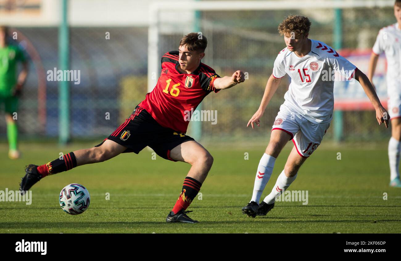 Bucharest, Romania, 1st November 2022. Christian Jorgensen of Denmark ...