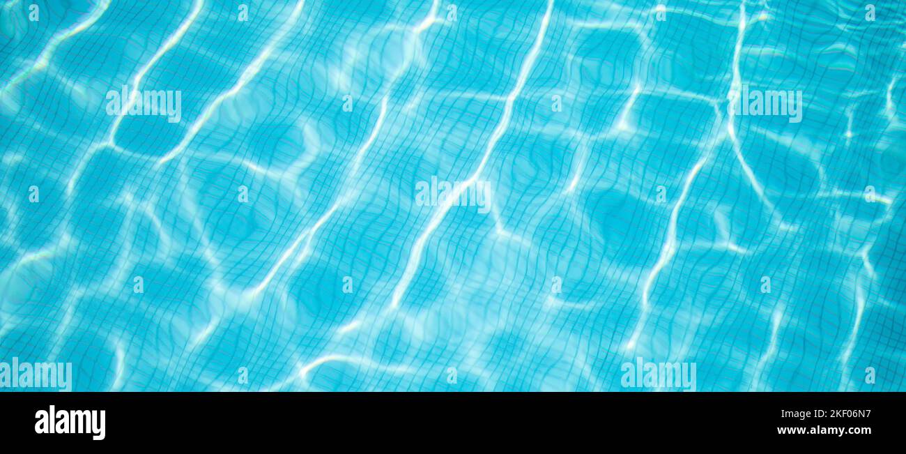 Beautiful relaxing swimming pool water sun reflection background ...