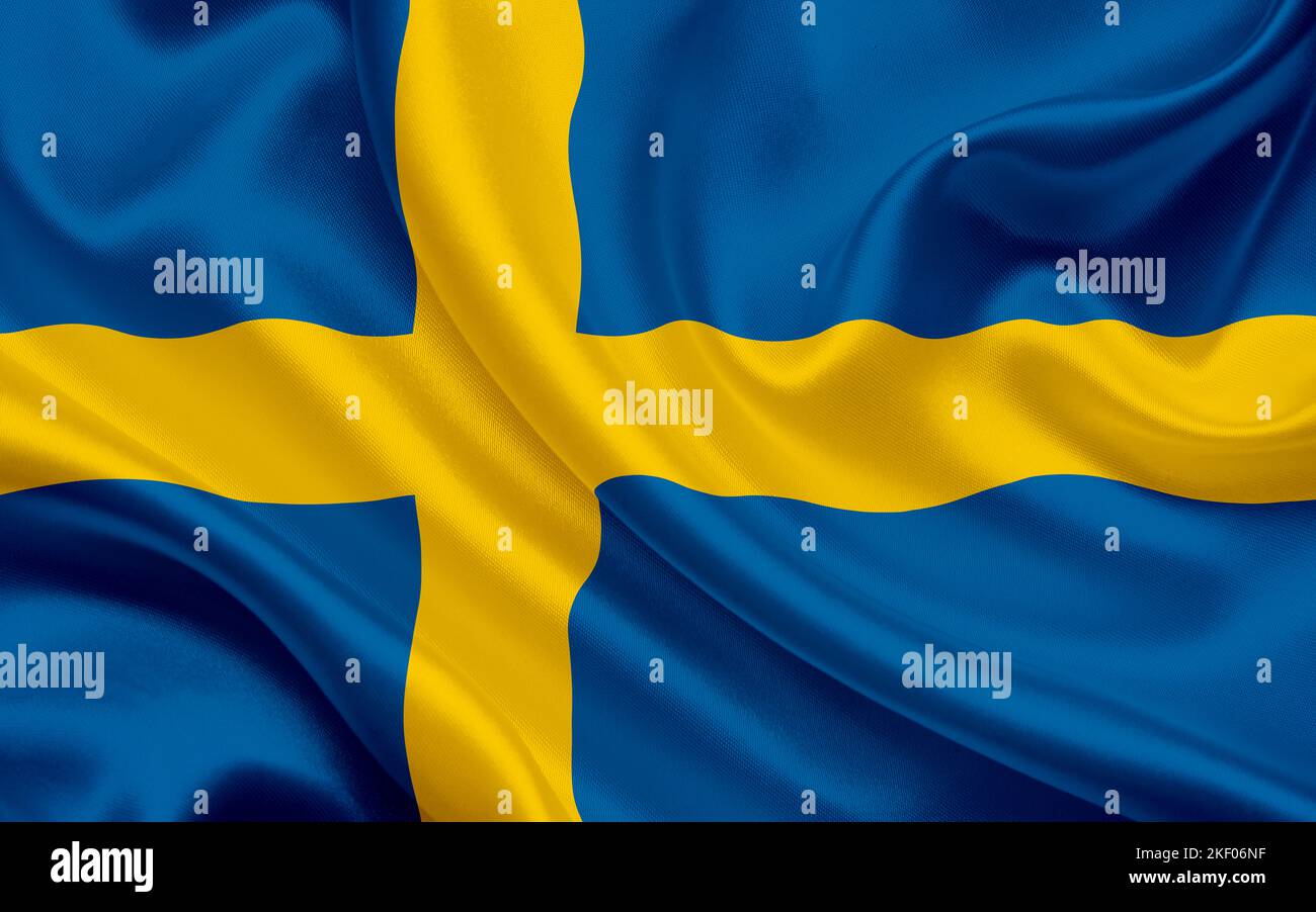 national flag of of sweden Stock Photo - Alamy
