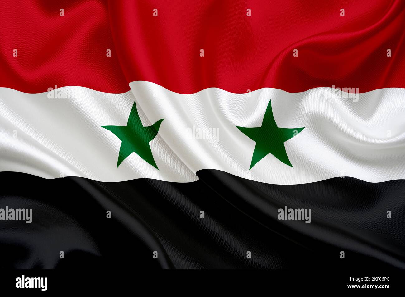 official national flag of Syria Stock Photo - Alamy