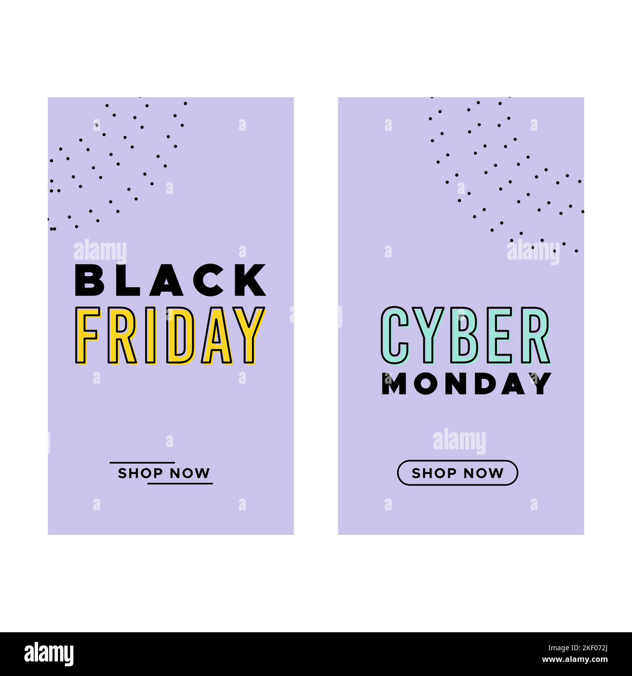 Social media stories template for Black Friday and Cyber Monday ...