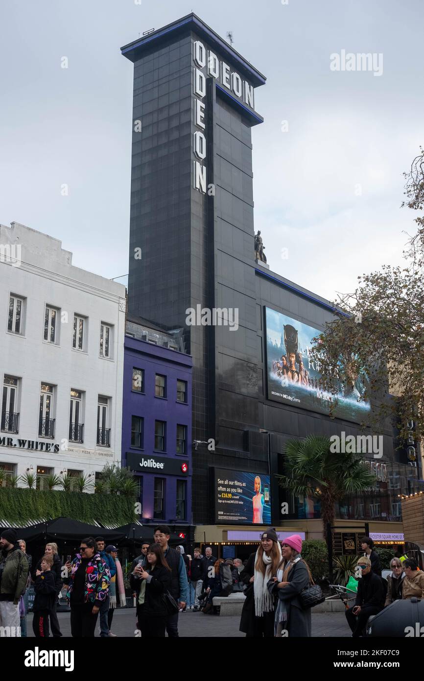 Odeon Cinema, Leicester Square, London Stock Photo - Alamy
