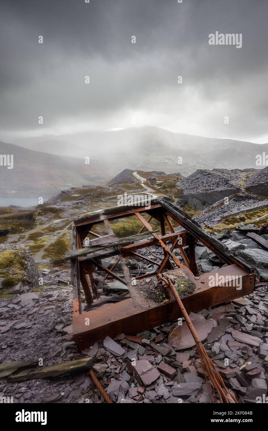 Dinorwic Slate Quarry Stock Photo - Alamy
