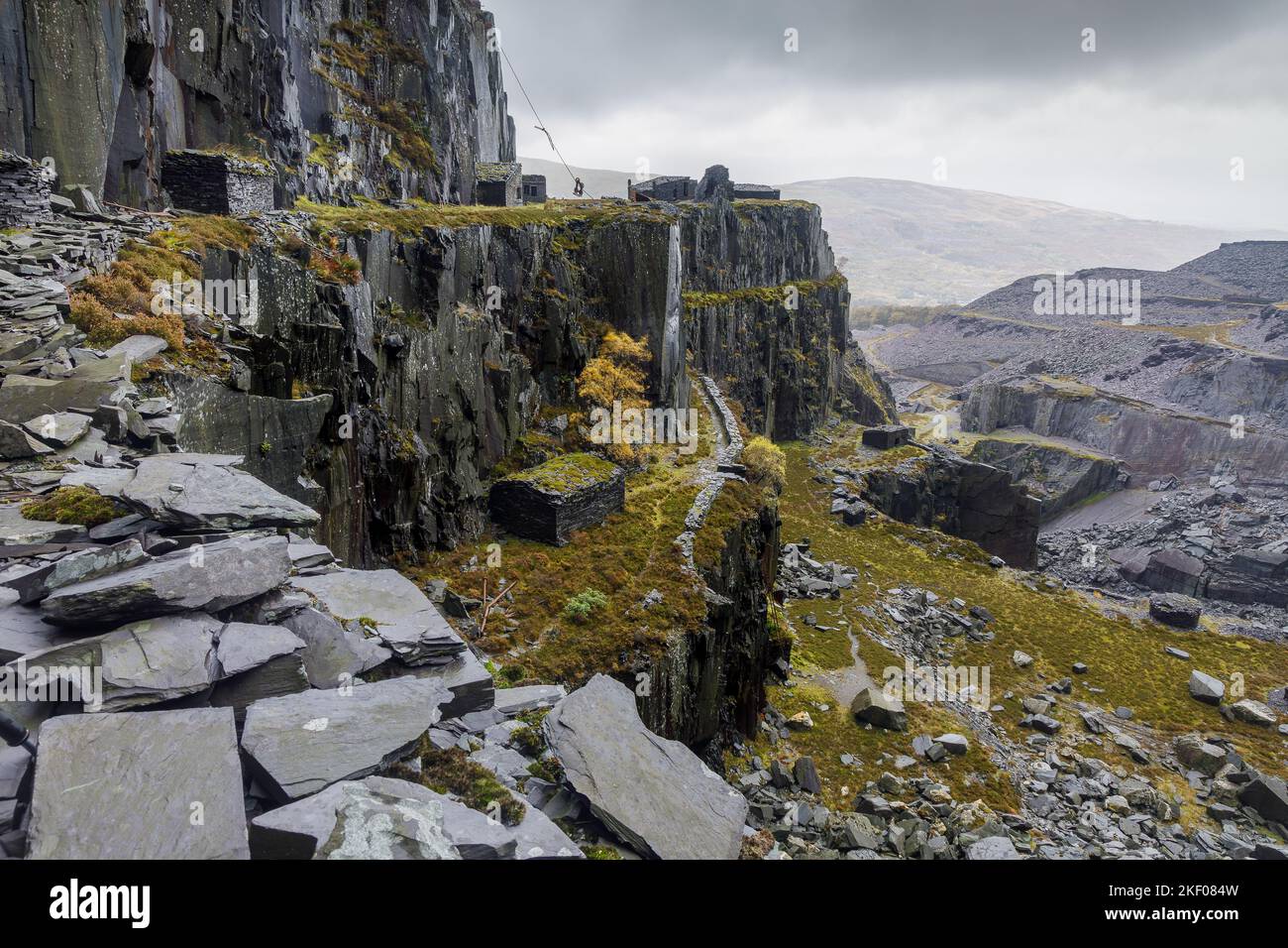 Dinorwic Slate Quarry Stock Photo - Alamy