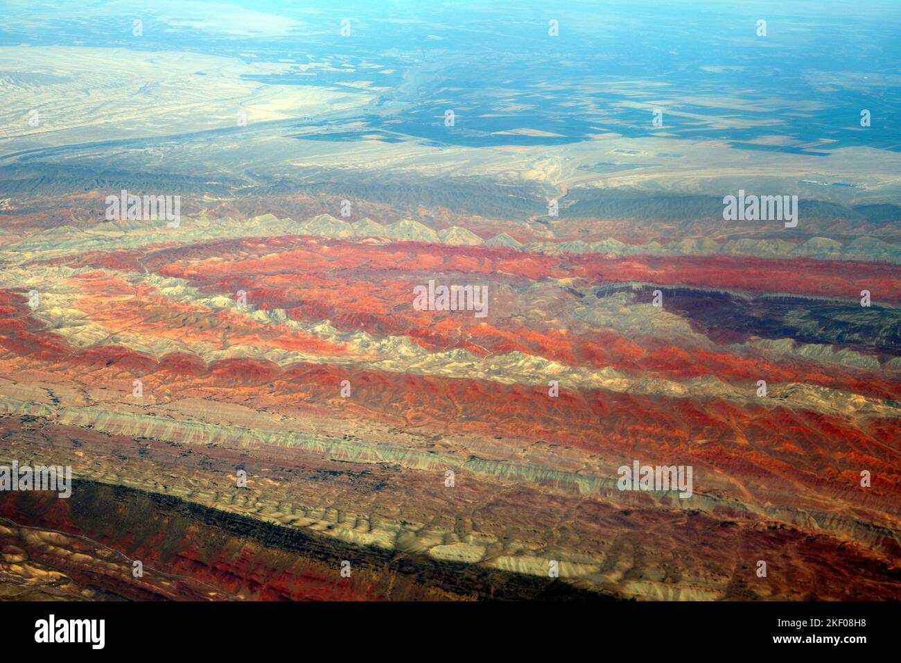 Aerial photos show the beautiful scenery of Bailidanxia Scenic Byway in ...
