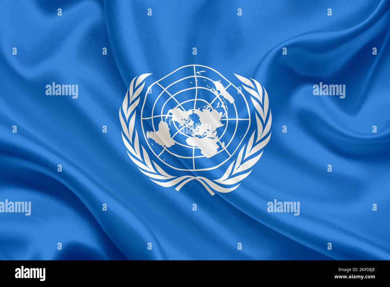 Offical flag of Oms Stock Photo - Alamy