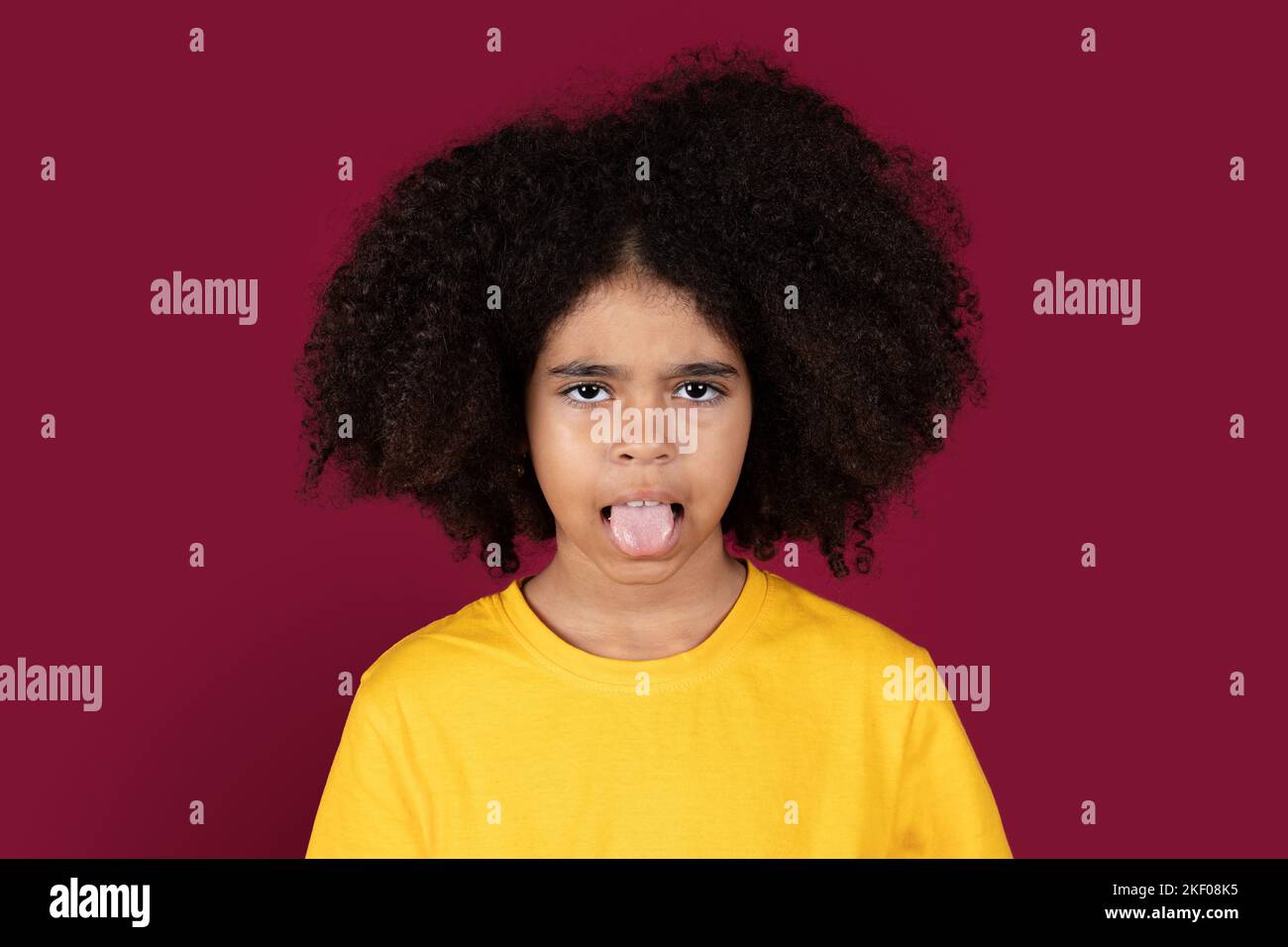 African child tongue hi-res stock photography and images - Alamy