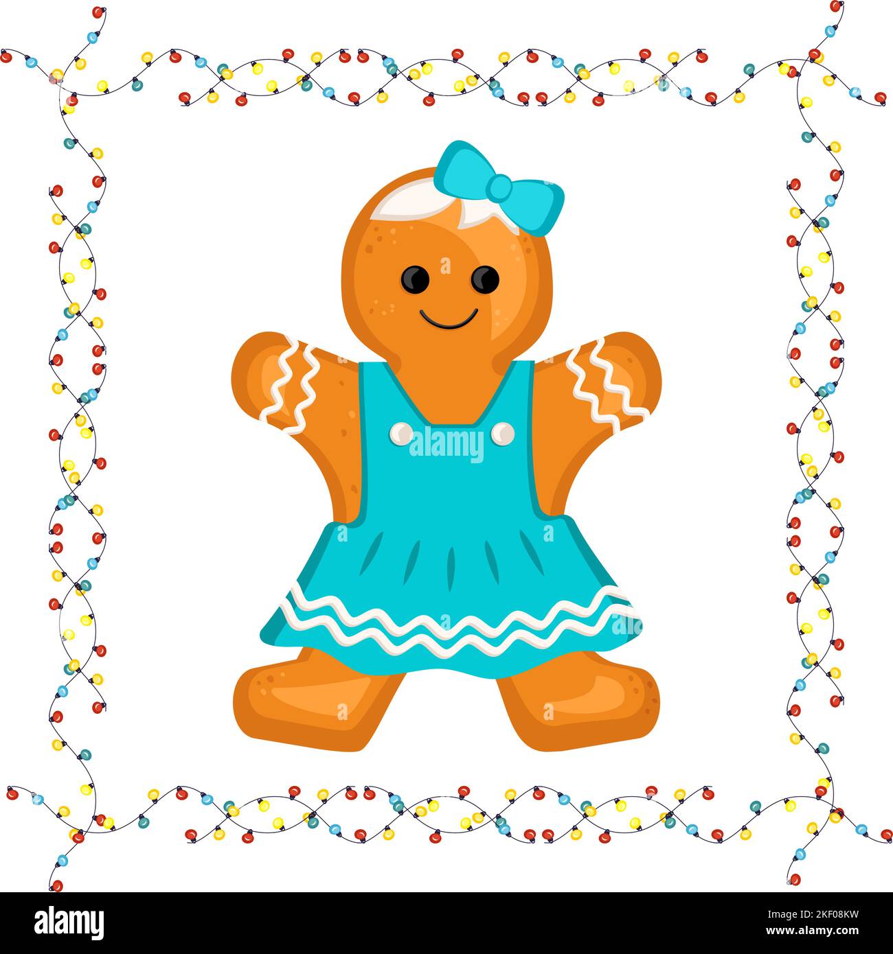 Gingerbread man, decoration for new year, Christmas and holidays in ...