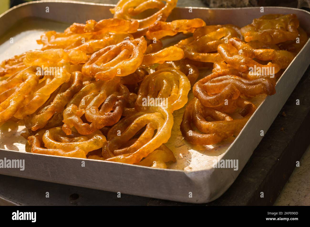 Indian sweets jilebi hi-res stock photography and images - Alamy