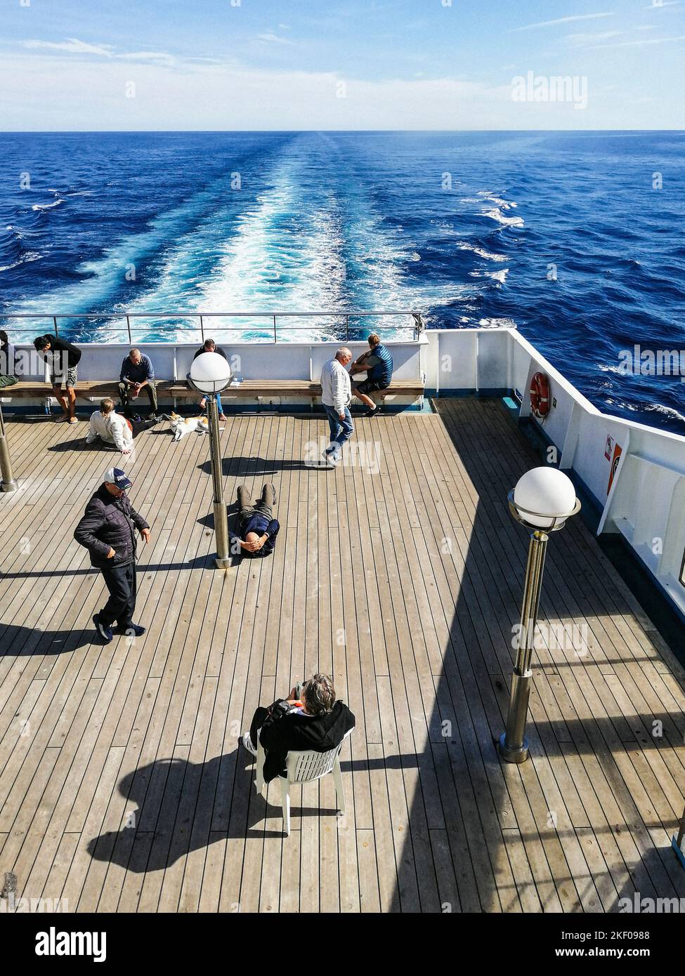 Mediterranean, GNV ferry from Genoa to Tangier Stock Photo - Alamy