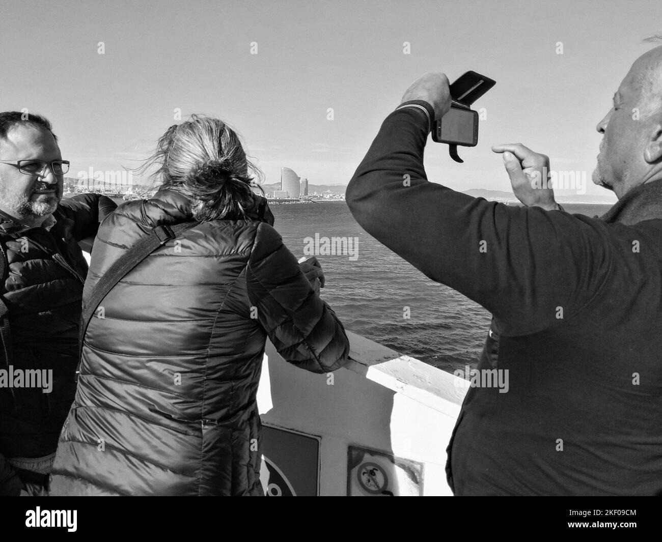 Migrants boat mediterranean Black and White Stock Photos & Images - Alamy