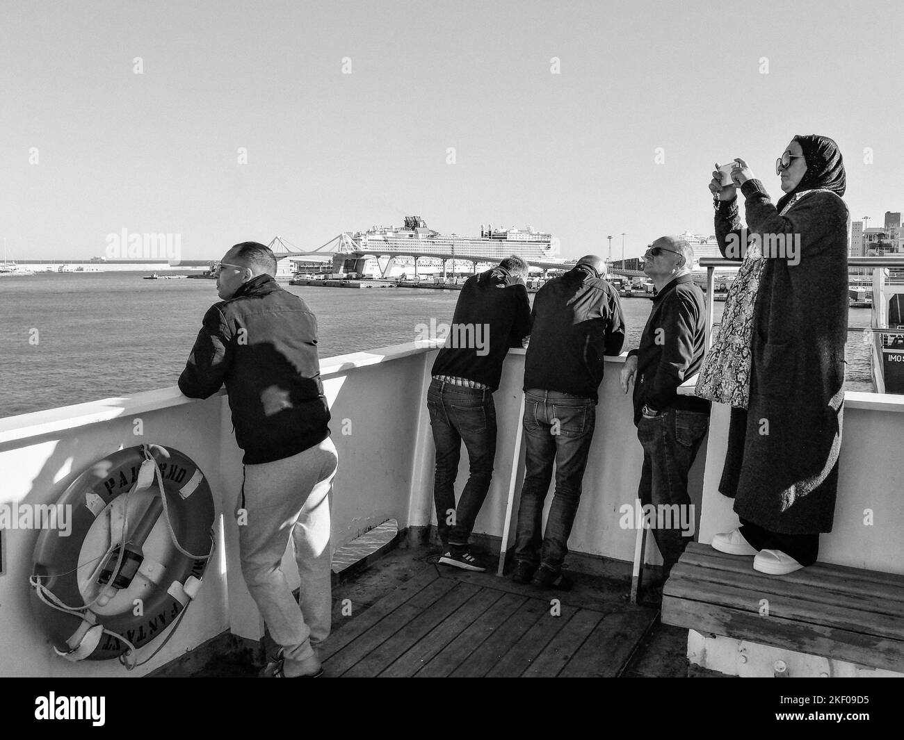 Mediterranean, GNV ferry from Genoa to Tangier Stock Photo - Alamy