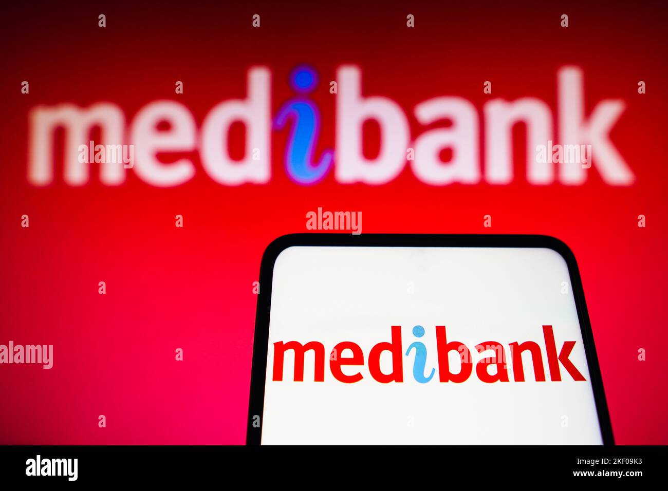 Brazil. 14th Nov, 2022. In this photo illustration, the Medibank ...