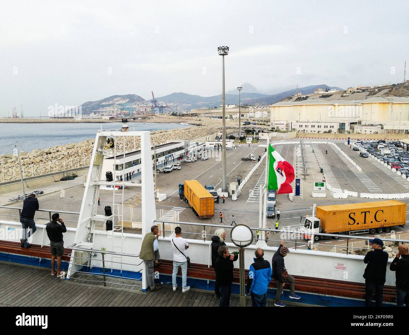 Mediterranean, GNV ferry from Genoa to Tangier Stock Photo - Alamy