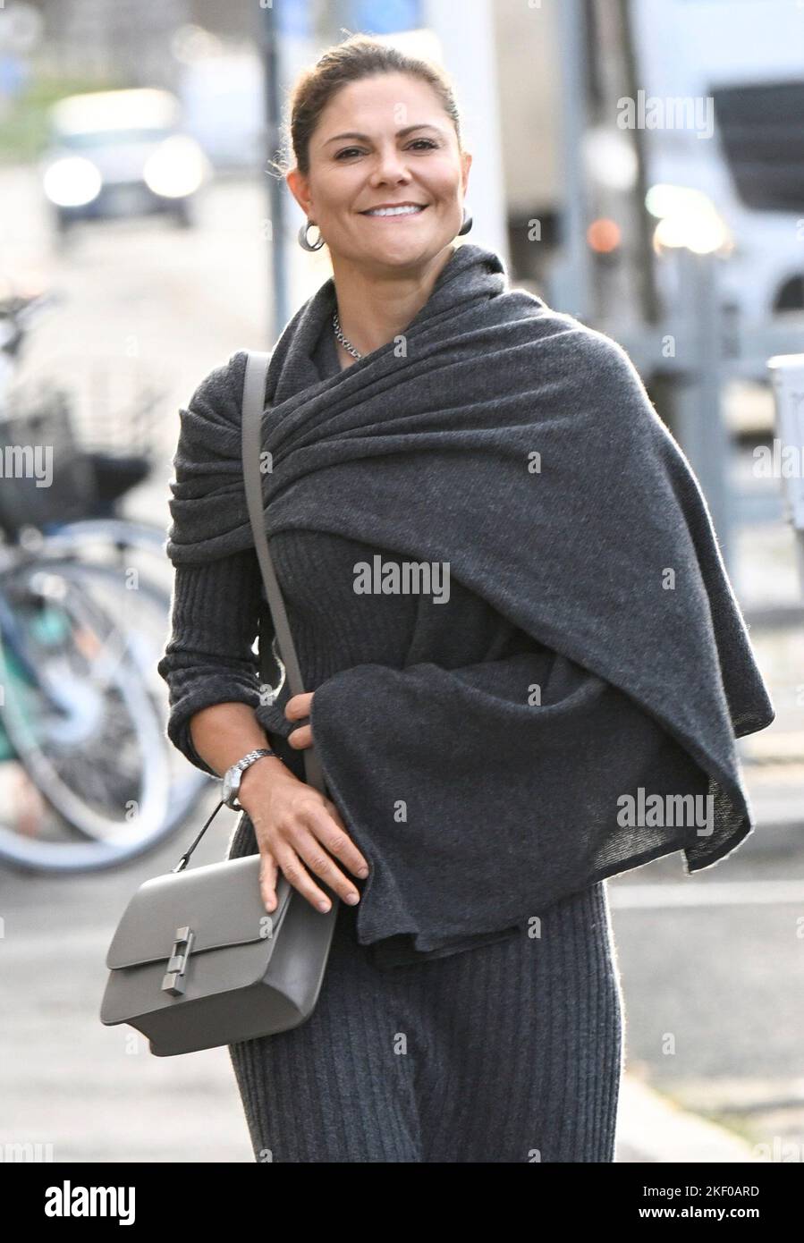Crown Princess Victoria arrives at the Swedish Energy Agency in ...