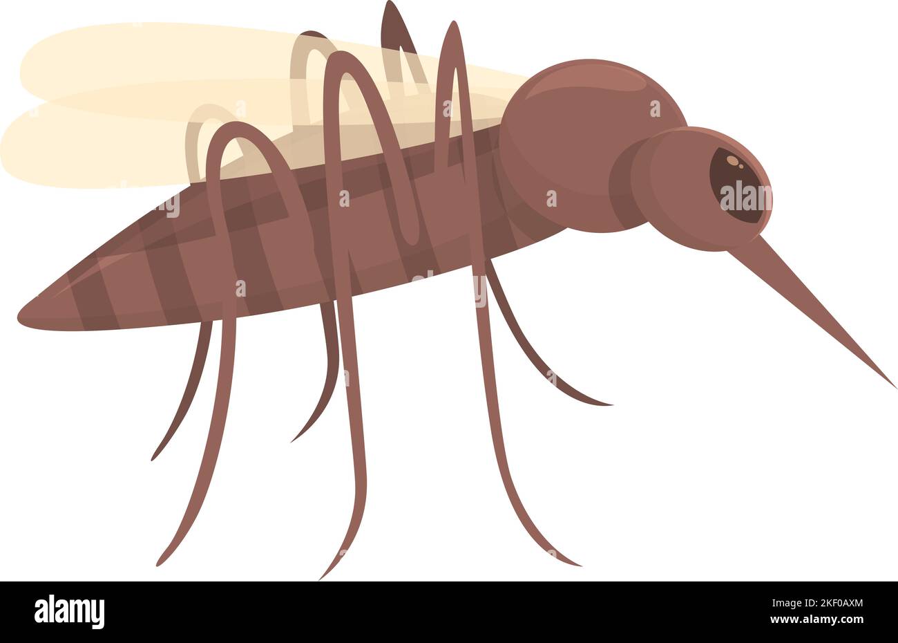 Mosquito insect icon cartoon vector. Control disease. Dengue protection ...