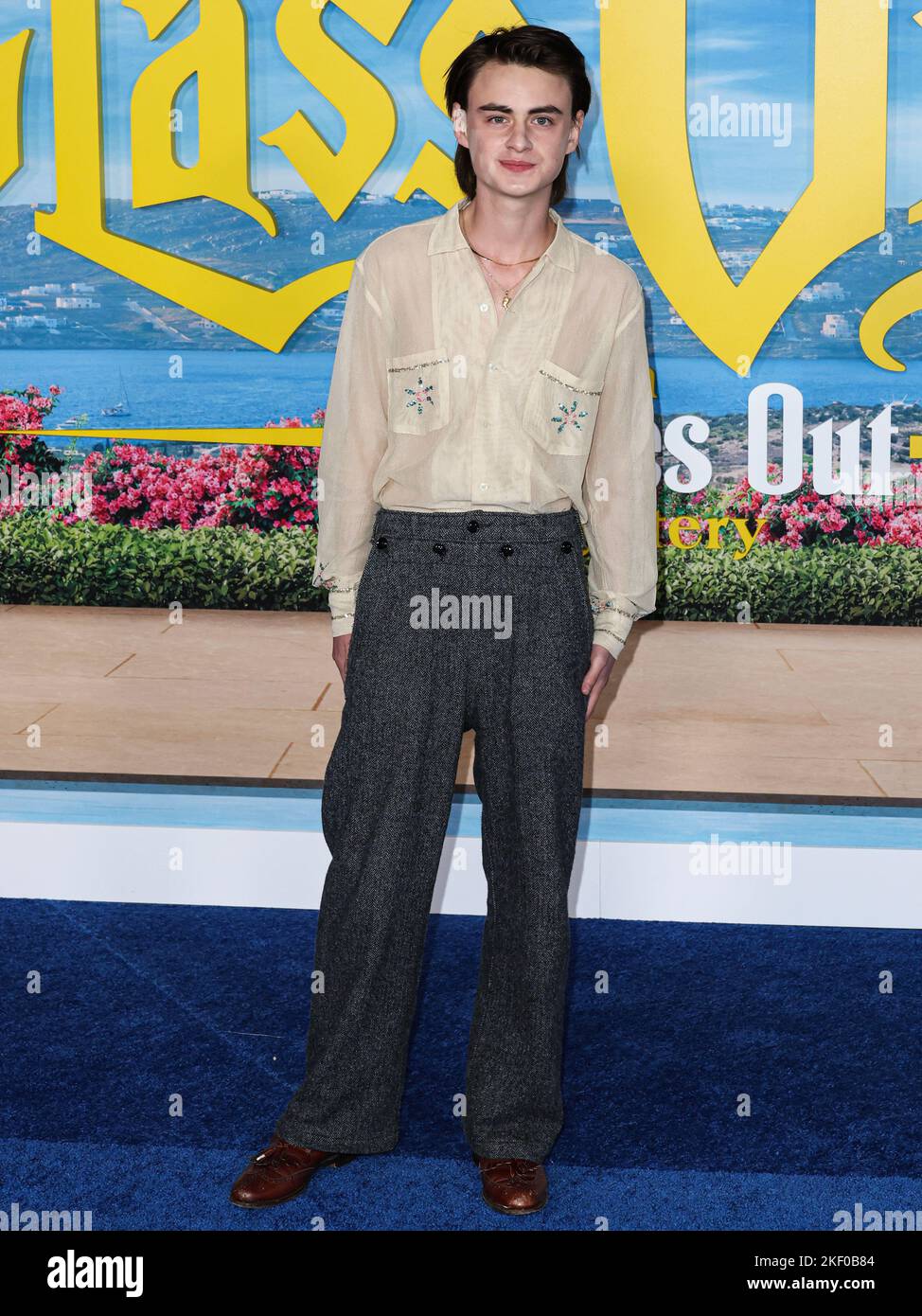 LOS ANGELES, CALIFORNIA, USA - NOVEMBER 14: Jaeden Martell arrives at ...