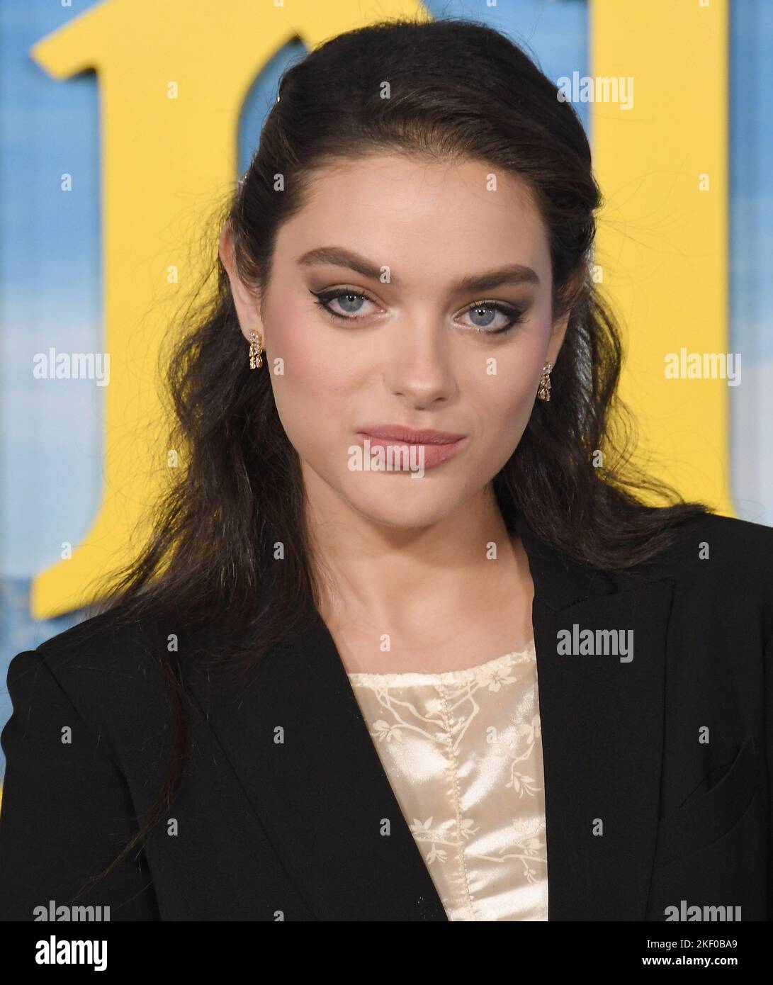 Los Angeles, CA, November 14, 2022. Odeya Rush arrives at the GLASS ONION: A KNIVES OUT MYSTERY ...