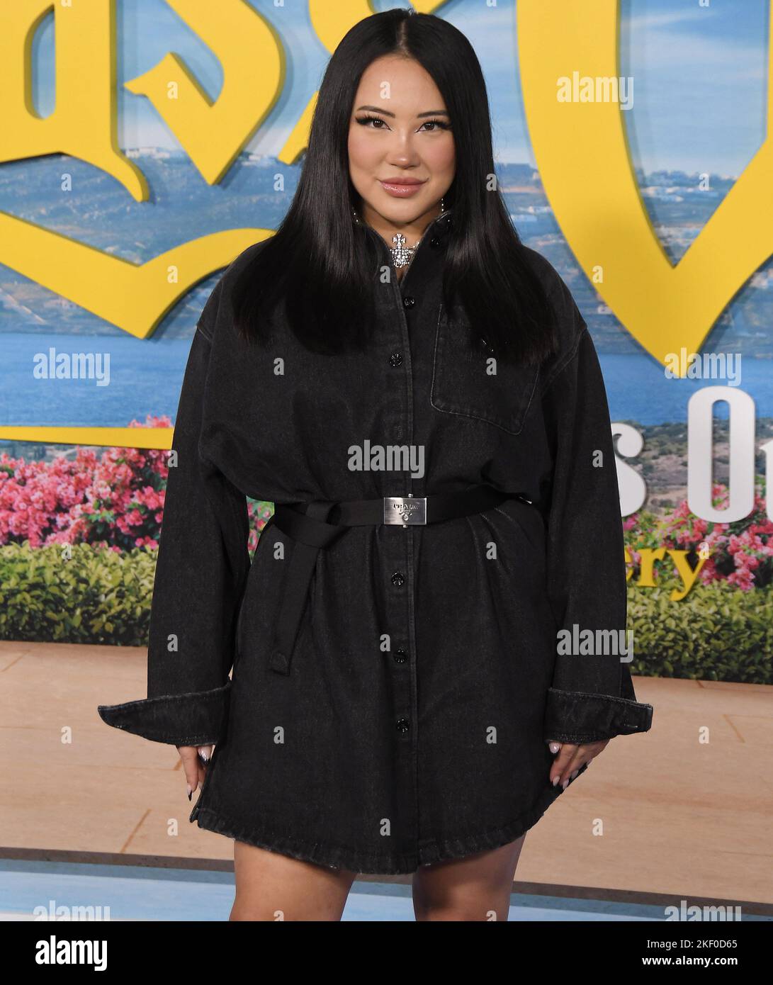 Ashley Yi arrives at the GLASS ONION: A KNIVES OUT MYSTERY Premiere ...