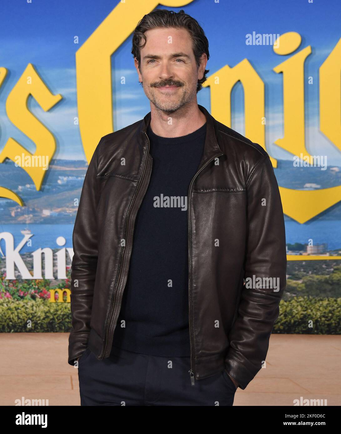 Brendan Hines arrives at the GLASS ONION: A KNIVES OUT MYSTERY Premiere ...