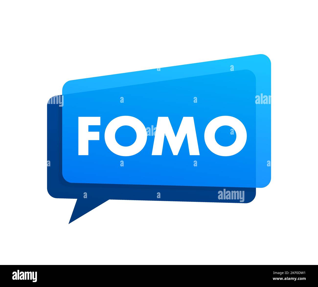 Modern hashtag fomo, great design for any purposes. Vector typography ...