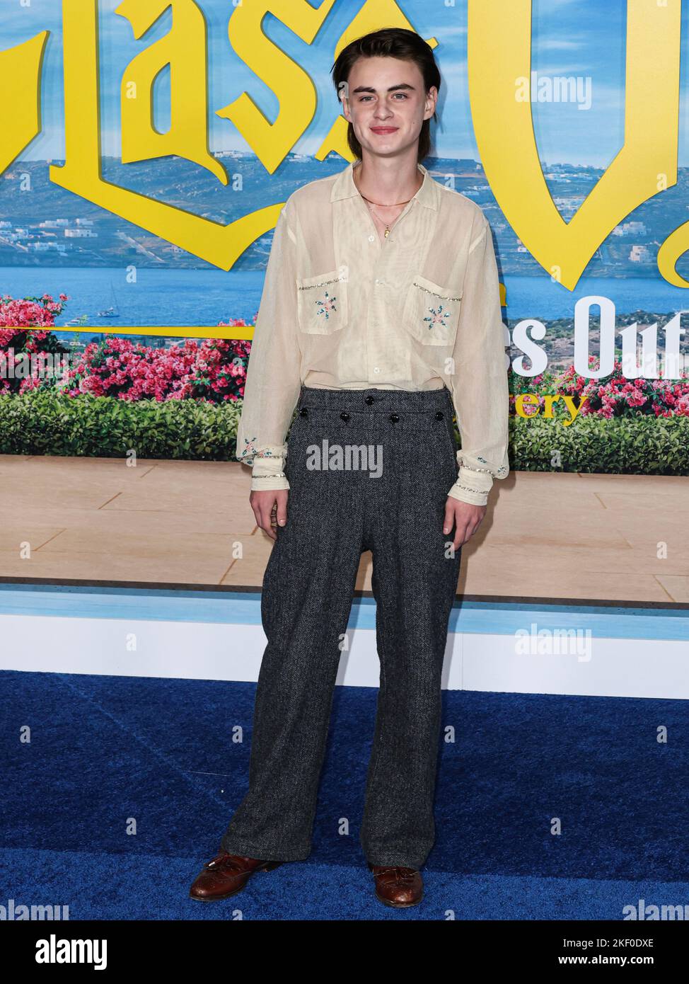 Jaeden Martell arrives at the US Premiere Of Netflix's 'Glass Onion: A ...