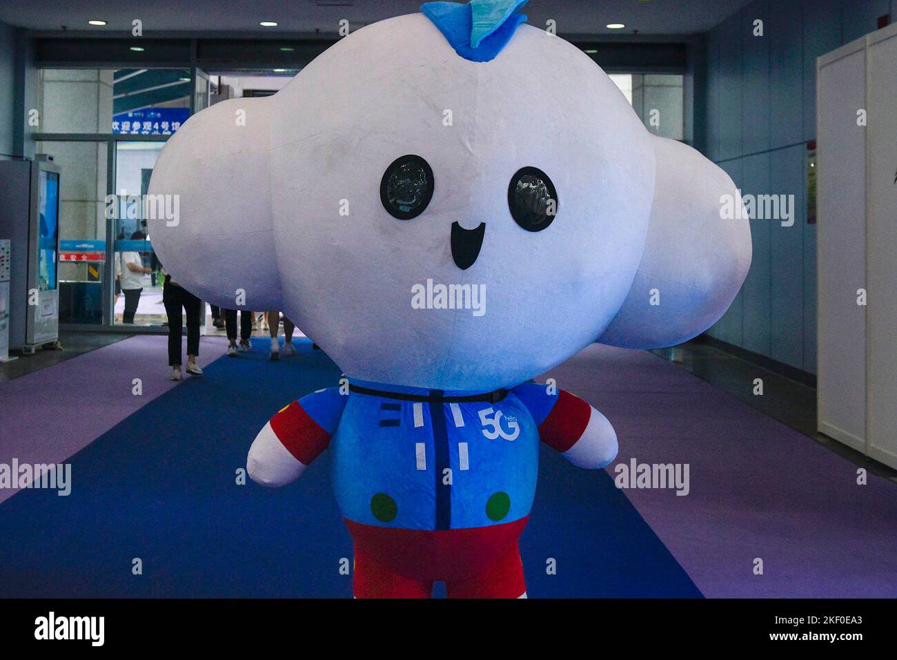 Cartoon IP image Xiaozhi, Ningbo City, east China's Zhejiang Province ...