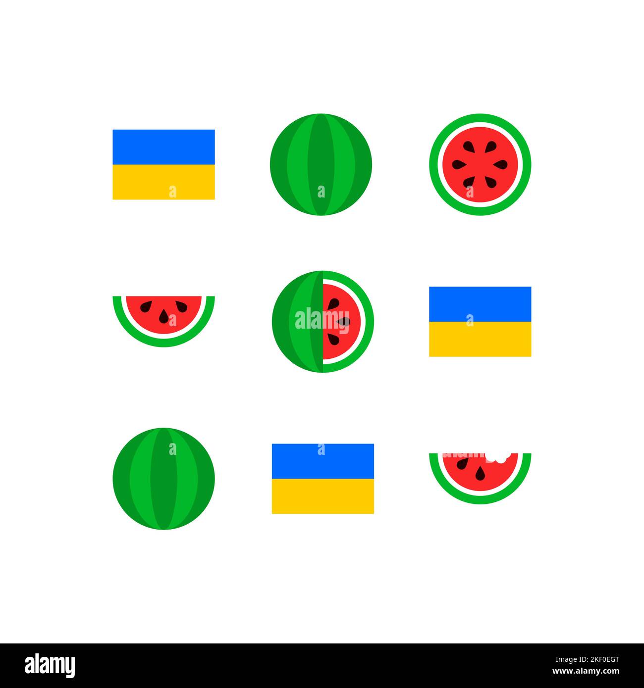 Ukraine Kherson Watermelon Stock Vector Image & Art - Alamy