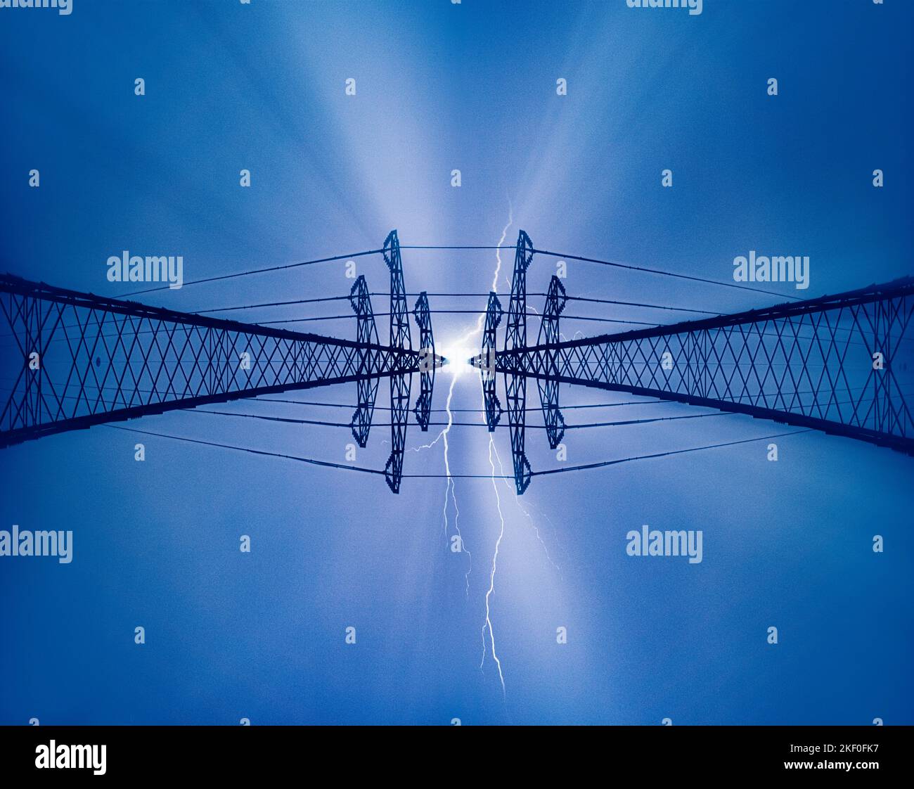Power grid lightning hi-res stock photography and images - Alamy