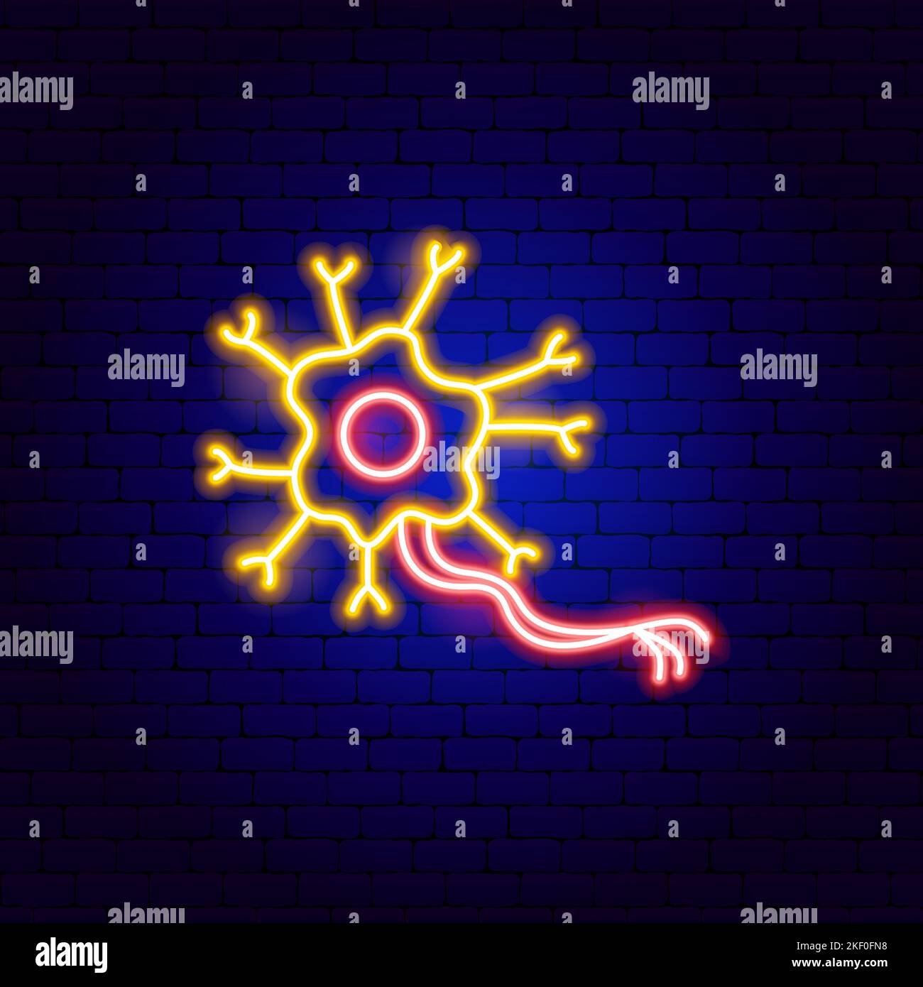 Neuron Neon Sign Stock Vector Image & Art - Alamy