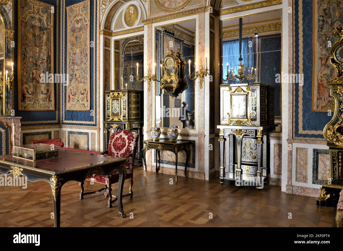 Paris, France 03.25.2017: interior of a famous museum of Paris Stock ...