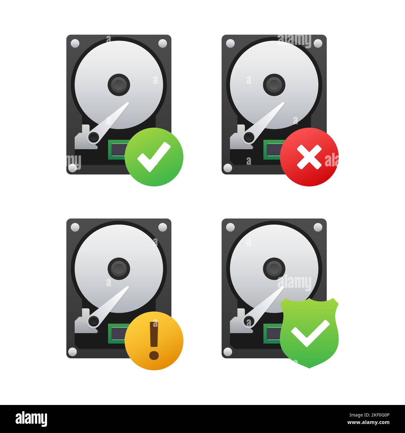 Hard drive hdd sign, label. Vector stock illustration Stock Vector ...