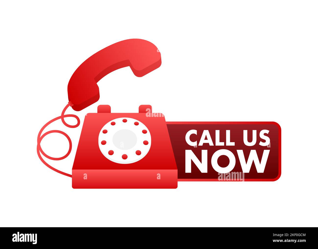 Call us now. Information technology. Telephone icon. Customer service ...