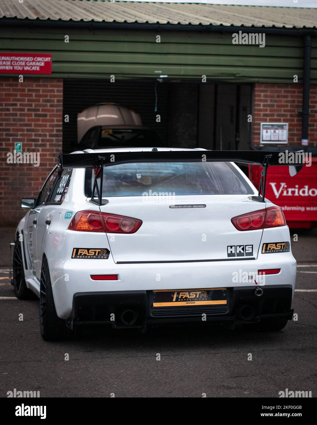 Mitsubishi EVO X 10 Time Attack Car Stock Photo - Alamy