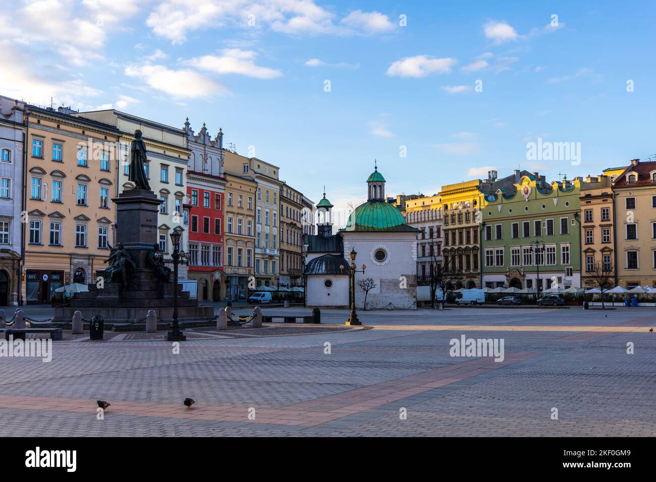 Main Market Square (Rynek Główny) with Church of St. Wojciech (Kościół ...