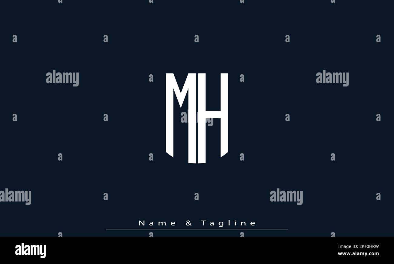 Alphabet letters Initials Monogram logo ZH , HZ Stock Vector Image ...