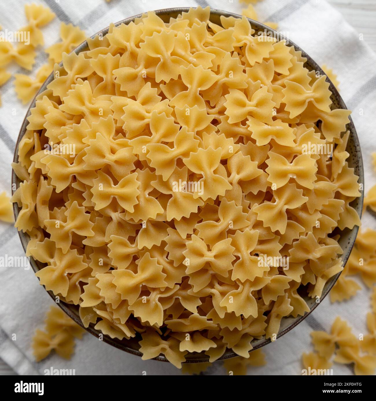 Dry Italian Mini Farfalle Pasta Ready to Cook Stock Photo - Alamy