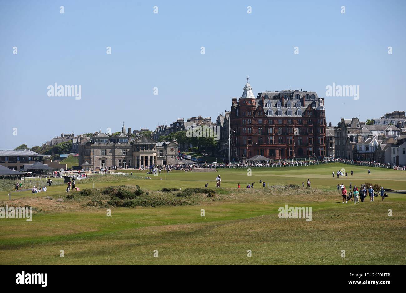 File photo dated 26/5/2017 of the Old Course in St Andrews, Fife, known ...