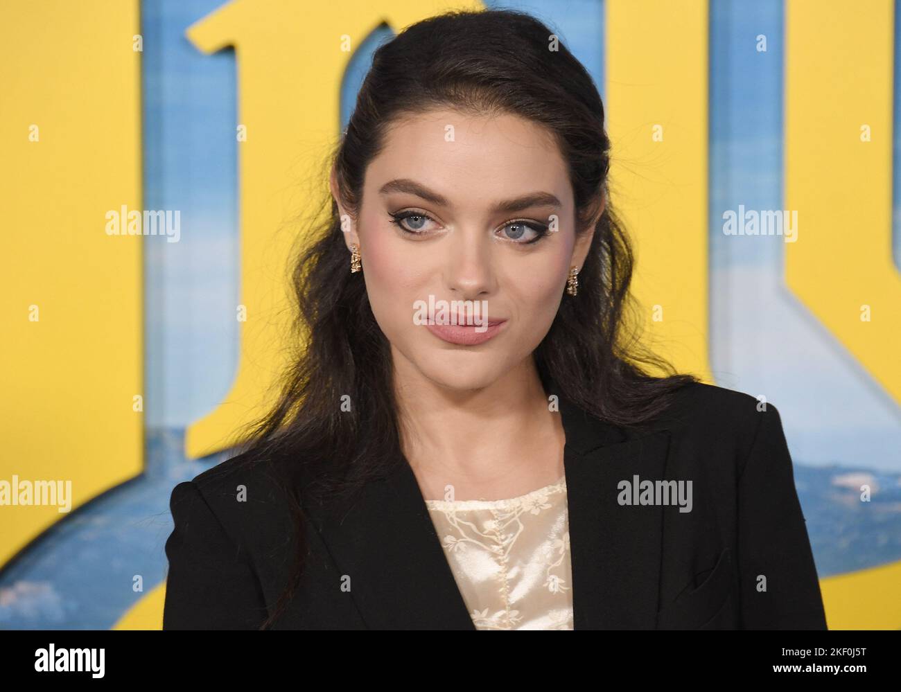 Odeya Rush arrives at the GLASS ONION: A KNIVES OUT MYSTERY Premiere ...