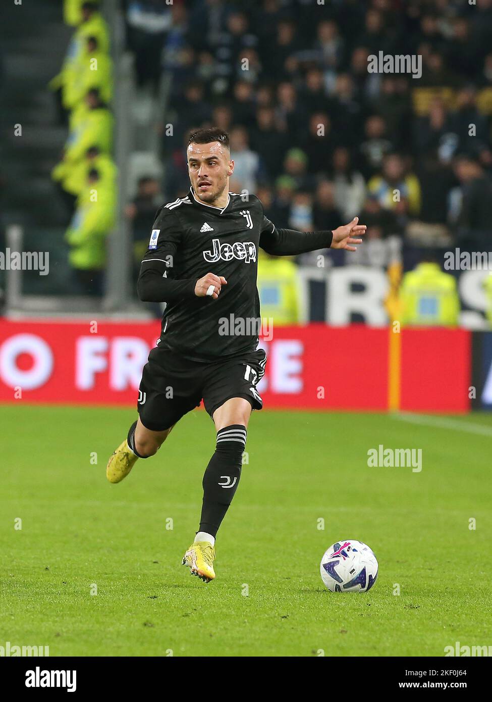 Allianz Stadium, Turin, Italy, November 13, 2022, Filip Kostic ...