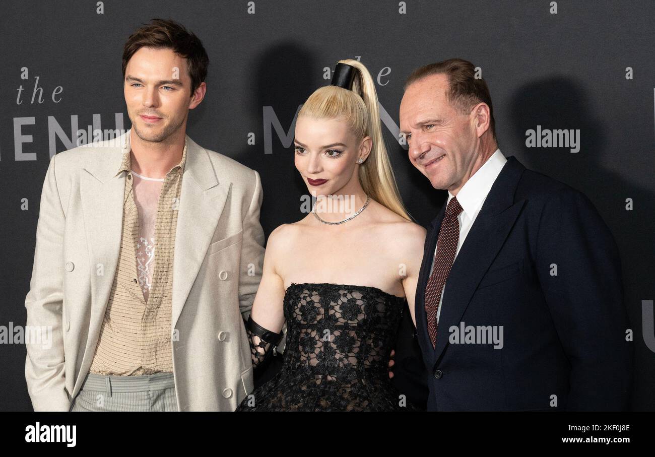 New York, United States. 14th Nov, 2022. Nicholas Hoult, Anya Taylor ...