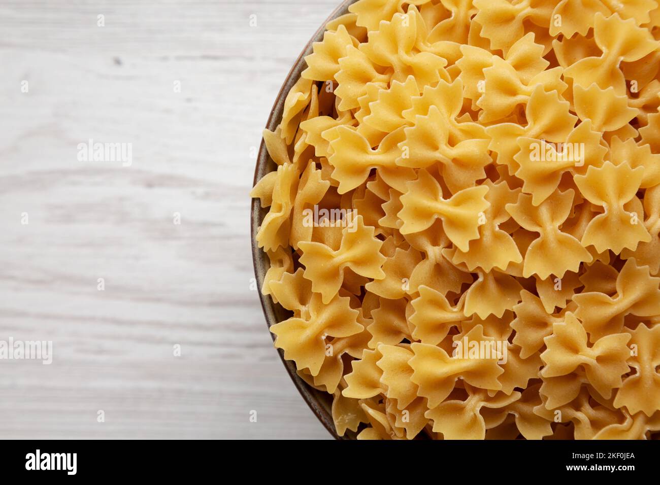 Dry Italian Mini Farfalle Pasta Ready to Cook Stock Photo - Alamy