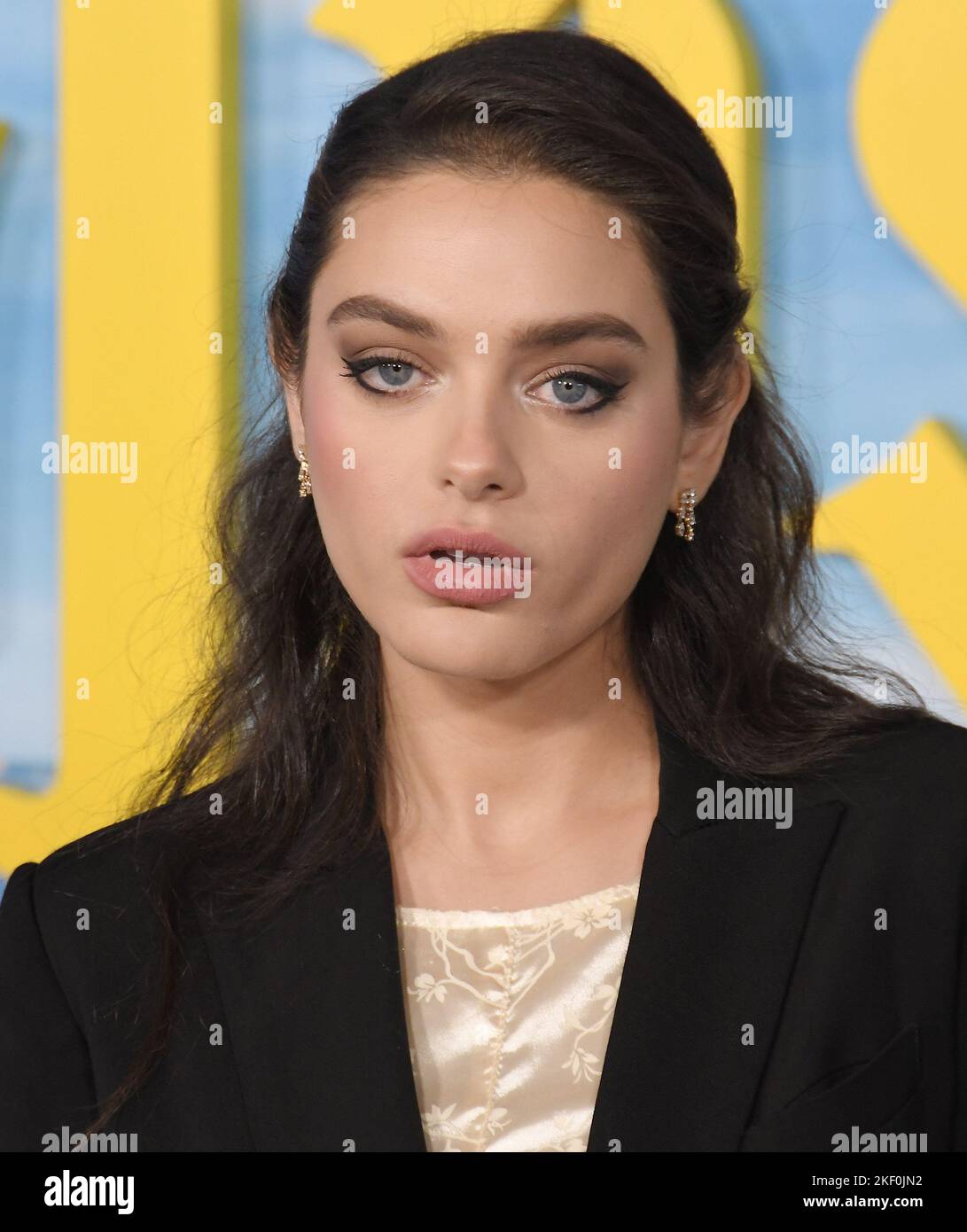 Odeya Rush arrives at the GLASS ONION: A KNIVES OUT MYSTERY Premiere held at the Academy Museum ...