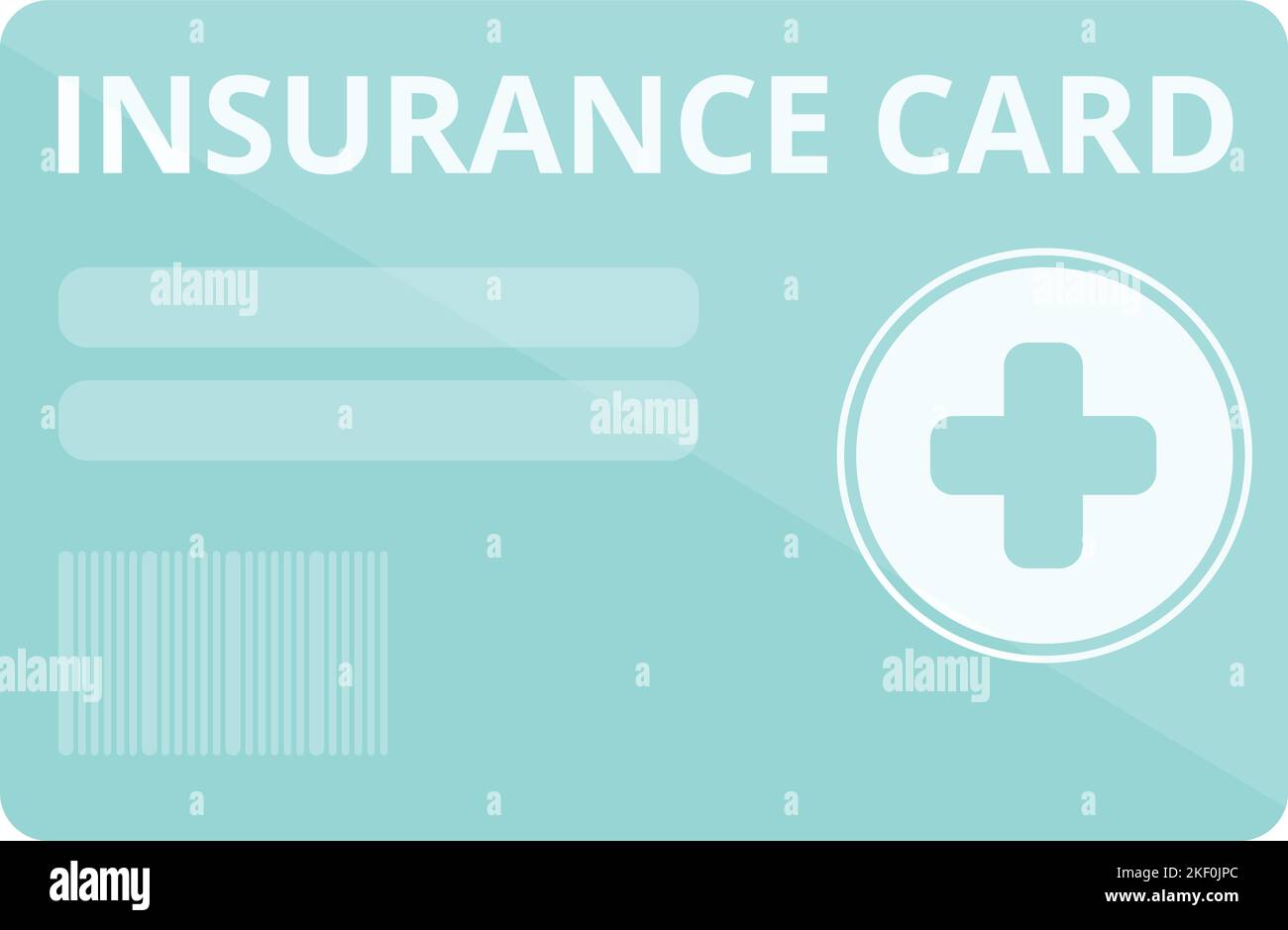 Modern insurance card icon cartoon vector. Medical doctor. Patient ...