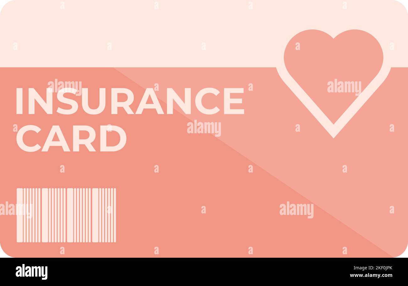 Insurance card icon cartoon vector. Medical care. Hospital patient ...