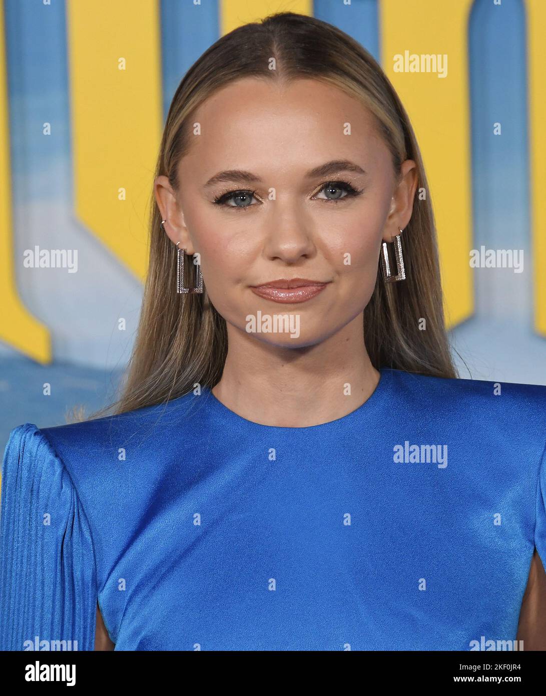 Madison Iseman arrives at the GLASS ONION: A KNIVES OUT MYSTERY ...