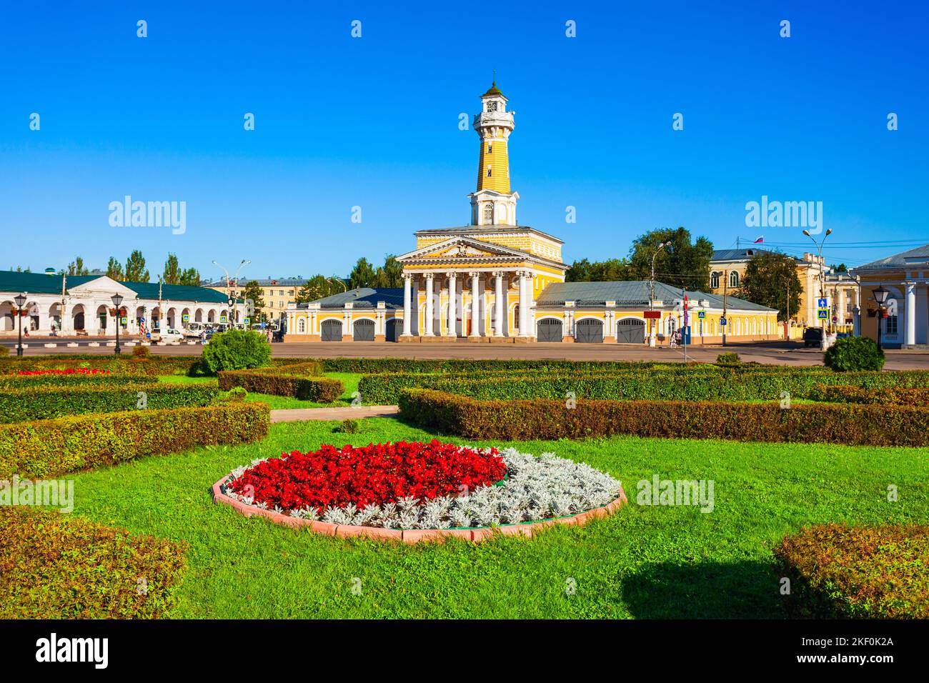 Fire observation watchtower or watch tower at the Susaninskaya main ...