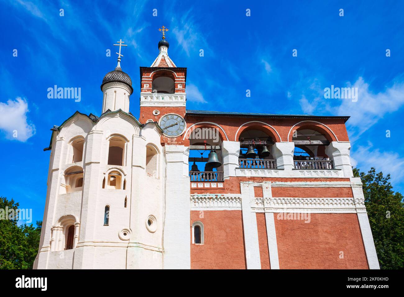 Belfry or Bell tower at the Saviour Monastery of St. Euthymius in ...