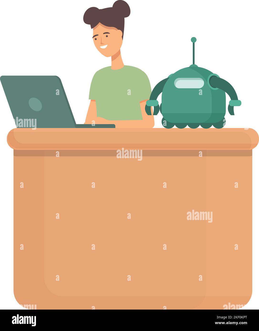 High school tech lab Stock Vector Images - Alamy