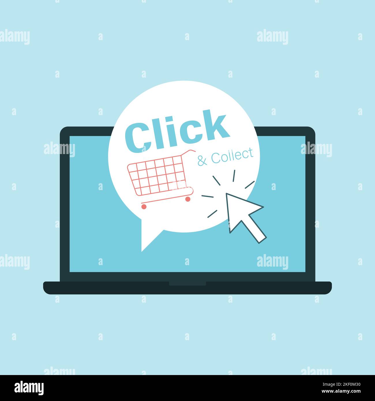 Click collect label sign hi-res stock photography and images - Alamy